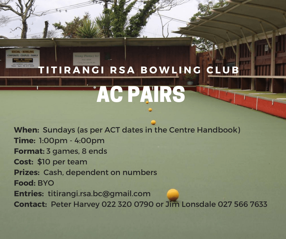 Club Events - Bowls Auckland