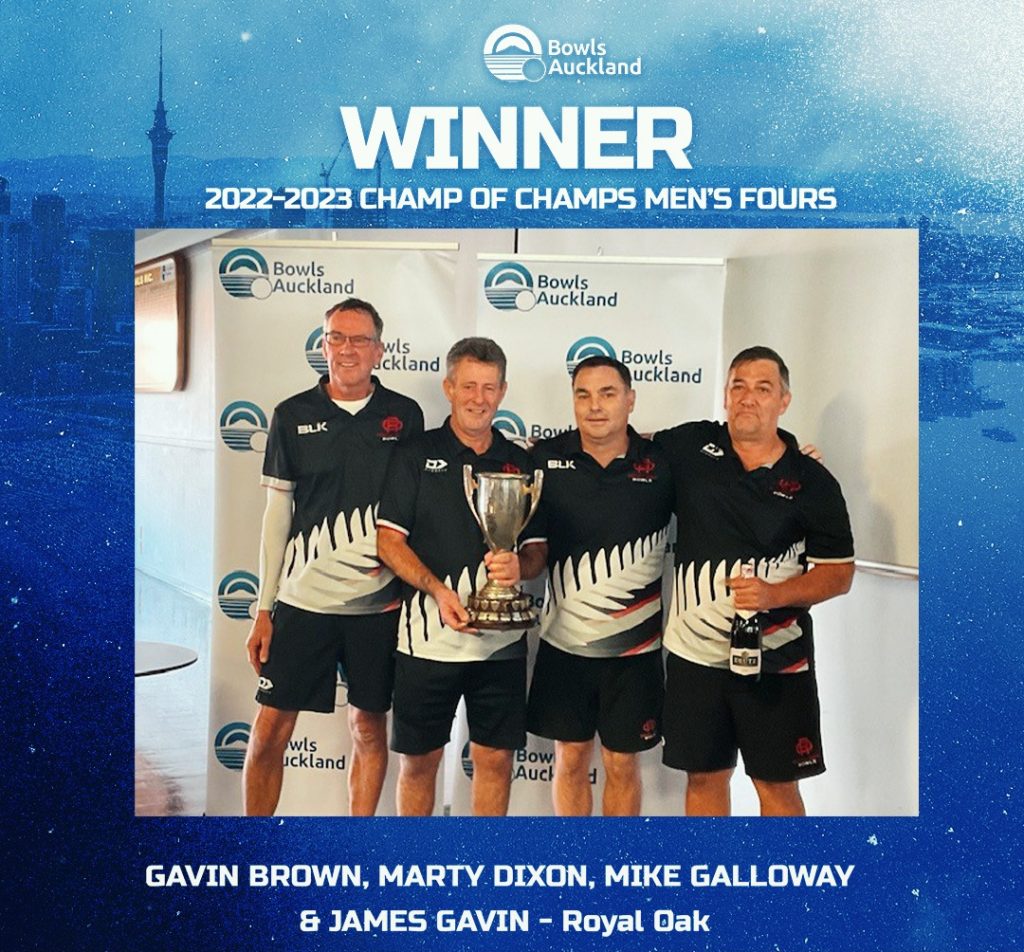 Fours Final round up - Bowls Auckland