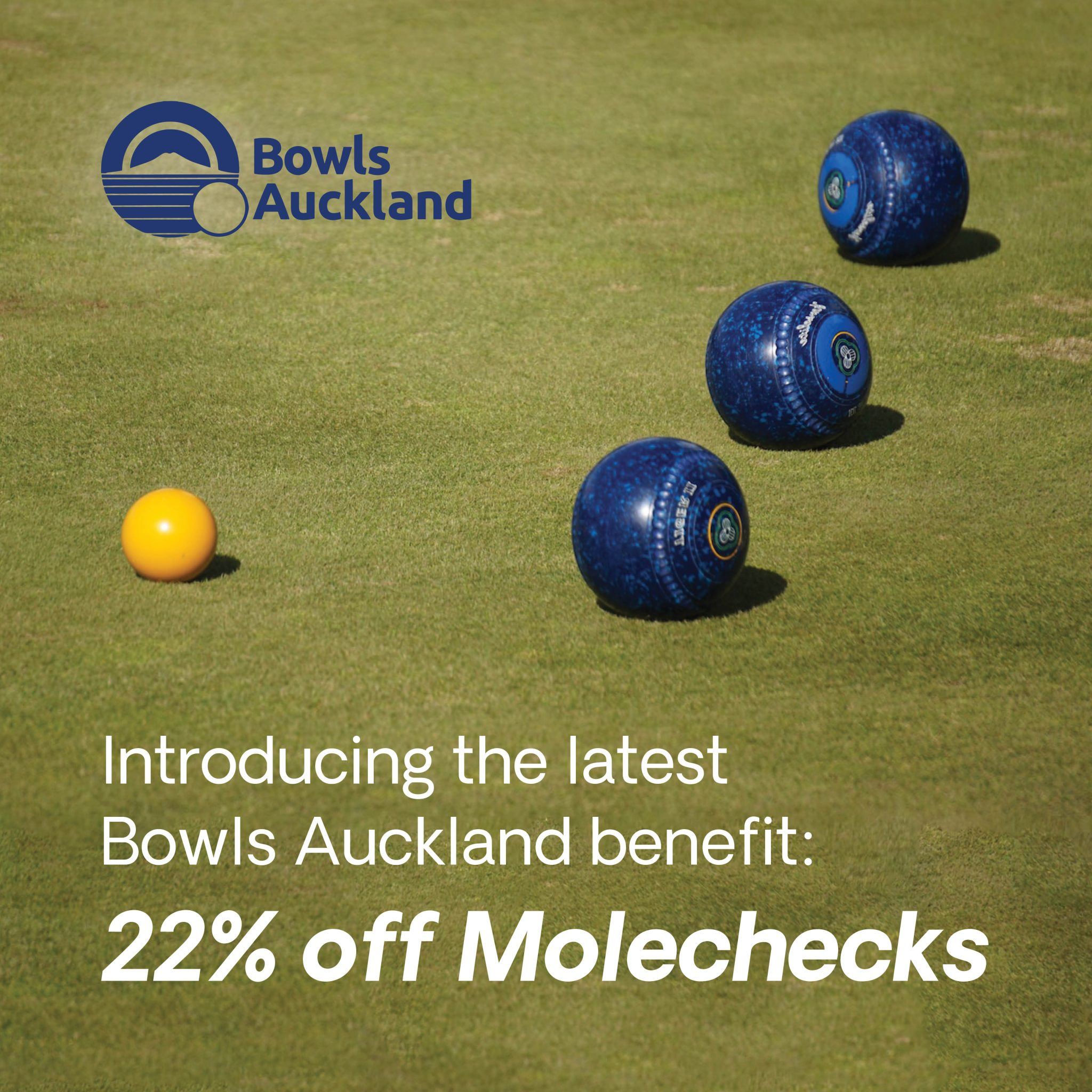 Molecheck new partner of Bowls Auckland - Bowls Auckland
