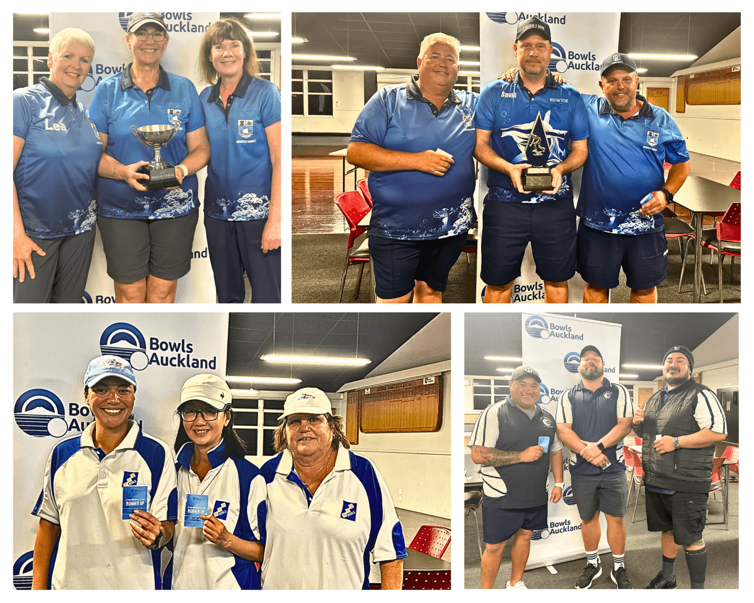 Howick hits the jackpot with double victory in 1–5 Triples - Bowls Auckland
