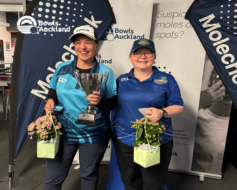White shines at Molecheck Women’s Open - Bowls Auckland
